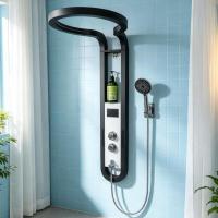 China Multifunction Bath Sanitary Ware Body Jets LED Shower Panel Tower Handheld Spray Stainless Steel for sale