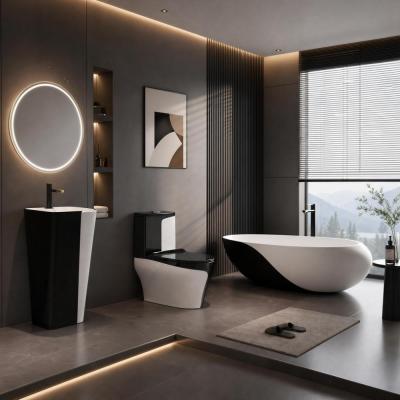 China Glossy White aqua Free Standing Egg Bath Tub For Modern Luxury Bathrooms ODM for sale