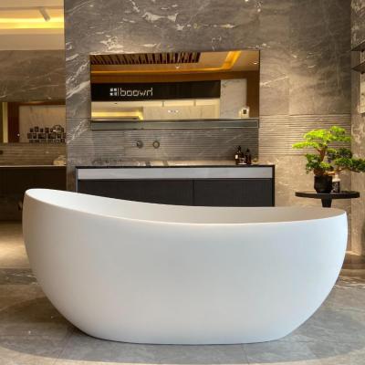 China Stainproof Oval Sanitary Ware Items Compact Freestanding Tub Thin Edge Customized for sale