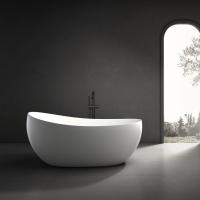 China Stainproof Oval Sanitary Ware Items Compact Freestanding Tub Thin Edge Customized for sale