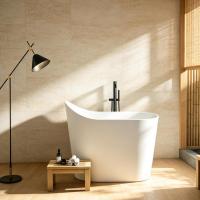 China Homogeneous Compact Soaker Freestanding Tub Soaking Anti Mold for sale