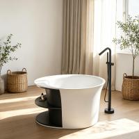 China Homogeneous Compact Soaker Freestanding Tub Soaking Anti Mold for sale