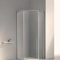 China Commercial Tempered Frosted Glass Shower Cubicles Enclosure Stain Resisstance for sale