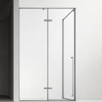 China Commercial Tempered Frosted Glass Shower Cubicles Enclosure Stain Resisstance for sale