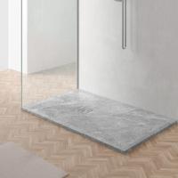 China ODM Marble Look Solid Surface Shower Tray 1100 X 700 1200x800mm for sale