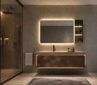 China Solid Wood Bathroom Vanity Mirror Cabinet 1200mm 600mm Vanity Unit OEM for sale