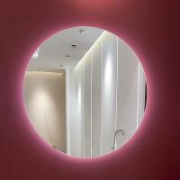 China Copper Free Glass Backlit Bathroom LED Mirror Smart Defog Timing Function 600mm for sale