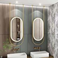 China Commercial Bath Mirror Light For Vanity Acrylic Frame 36x36 for sale
