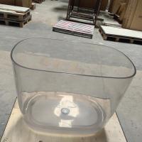 China Bathroom Petite Freestanding Solid Surface Bathtub Deep Soaking Anti Scratch for sale