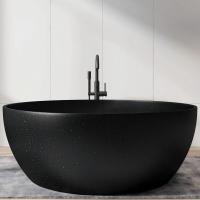 China Round Freestanding Modern Luxury Solid Surface Bathtub for Bathroom for sale