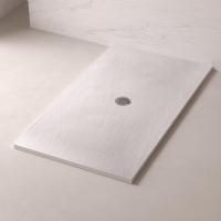 China ODM Stone Texture Solid Surface Shower Base Tray 60 x 32 For Modern Bathroom for sale