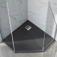 China Modern Linear Drain Solid Surface Shower Tray 1600 X 700 For Contemporary Bathroom for sale
