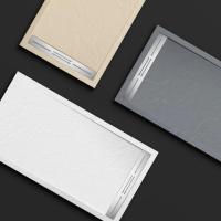China Anti Slip Natural Stone Solid Surface Shower Pan Tray 1200 X 700 OEM for sale