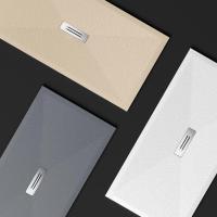 China Waterproof Bathroom Flush Solid Surface Shower Tray 700x1200 For Hotels Apartments for sale