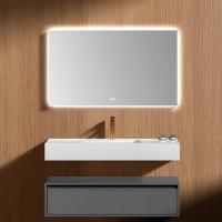 China Modern Backlit Smart Bathroom LED Mirror Copper Free Anti Mist OEM for sale