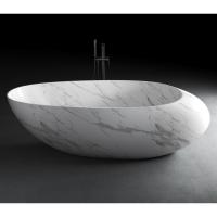China Solid Stone Soaking Tub for Luxury Villa & Hotel Bathroom for sale