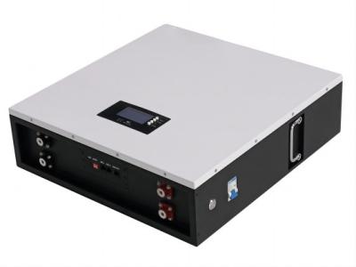China Home Wall Mounted Lithium Iron Phosphate Battery High Efficiency With LCD for sale