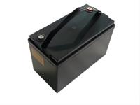 China 2C Discharging Black LifeP04 Lithium Battery SLA Replacement For Camper Van Backup for sale