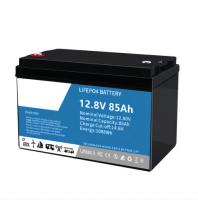 China Enviromental Friendly High Performance 12.8V 85AH SLA Replacement LifeP04 Lithium Battery Built in BMS For Solar Light for sale