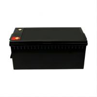 China Enviromental Friendly High Output Power 12.8V 220AH Matt Black  With  BYD  Cell  LifeP04  Lithium  Battery For RV for sale