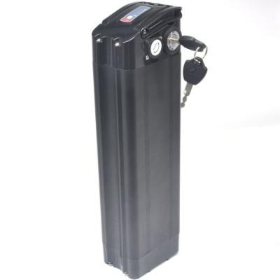 China 1500 Cycle Times Portable Handle 36V 10AH  Black Aluminum Electric Bike Pack With Safe Lock For Electric Folding Bike for sale