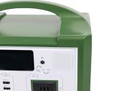 China CE Approved Wireless Charging Uninterrupted Portable Solar Power Bank With Green Plastic Case For UPS Backup System for sale