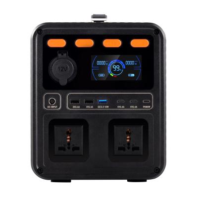 China Long Lifespan Pure Sine Wave DC13V AC Output Power Up To 1300W  Emergency Solar Power Generator With CE/UL Approved for sale