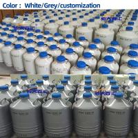 China Aluminum Alloy 20L Nitrogen Thermos for Biological Specimen Storage and Insemination for sale