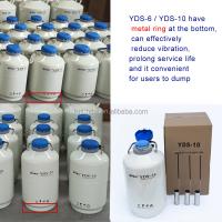 China Cryogenic Transporte Semen Tank for Bovine Artificial Insemination 6 Liter Capacity for sale