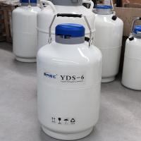 China Cryogenic Transporte Semen Tank for Bovine Artificial Insemination 6 Liter Capacity for sale