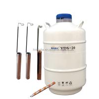 China YDS2080mm Mouth Large Caliber Biological Samples Storage LN2 Tank for Bull Semen for sale