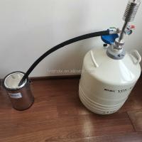 China wholesale new innovations hand operate small nitrogen transfer foot pump 3L/MIN liquid nitrogen pump for cow semen container for sale