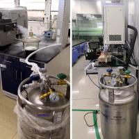 China Chemistry Lab LCMS Cryogenic Cold Assembly DSC 300l Home Liquid Nitrogen Tank Dispenser for sale