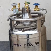 China Direct 50/100 Liter Autoboosting Liquid Nitrogen Storage Tank Made of Stainless Steel for sale
