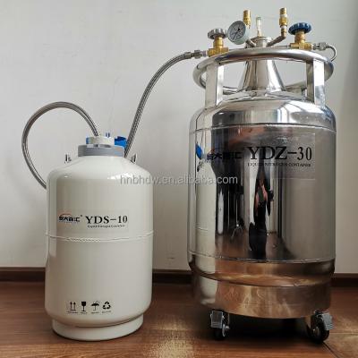 China lab Liquid nitrogen dewar tank for cutting-edge optics microscope Cooling the sample for sale