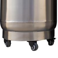China ydz-30 with roller base container liquid nitrogen  price Self pressurized liquid nitrogen tank 30l for sale