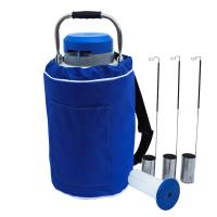 China Vertical Bovine Pig Cryogenic Storage Tank 3 Liters for Frozen Semen Liquid Nitrogen for sale