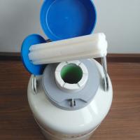 China Vertical Bovine Pig Cryogenic Storage Tank 3 Liters for Frozen Semen Liquid Nitrogen for sale