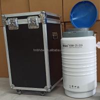 China Cryopreservation samples 15ltr liquid nitrogen tank dry shipper Delivery Biological vaccinum on plane for sale