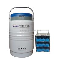 China Cryopreservation samples 15ltr liquid nitrogen tank dry shipper Delivery Biological vaccinum on plane for sale