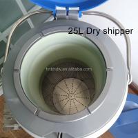 China Cryopreservation samples 15ltr liquid nitrogen tank dry shipper Delivery Biological vaccinum on plane for sale