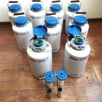China Cryopreservation samples 15ltr liquid nitrogen tank dry shipper Delivery Biological vaccinum on plane for sale