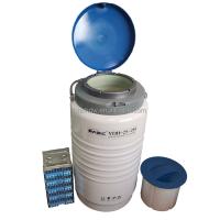 China 3.2L Dry Vapour Phase Liquid Nitrogen Tank for Biological Embryos Cryogenic Transport for sale