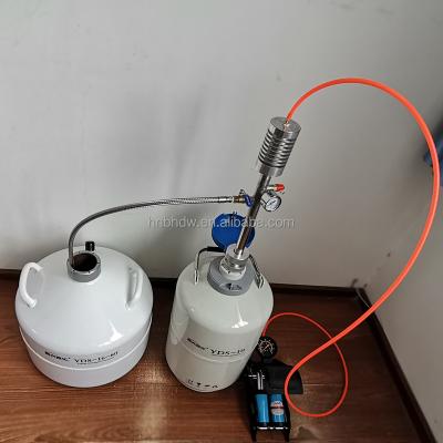 China Lab Nitrogen Storage Tank Discharge Bio Company Liquid Nitrogen Pump for Easy Operation for sale