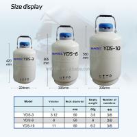 China Veterinary Instrument Liquid Nitrogen 3/6/10/20/30 Round Pail Storage LN2 Tank for Insemination for sale