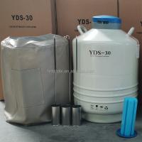 China Veterinary Instrument Liquid Nitrogen 3/6/10/20/30 Round Pail Storage LN2 Tank for Insemination for sale