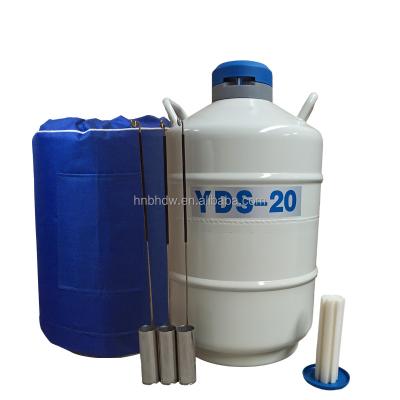 China farm institute file 20liter semen tank nitrogen tank storing embryo for goat cattle for sale