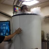 China YDZ liquid nitrogen tank cold therapy cabin sauna Cryo healthcare bath whole Body For gym sports for sale