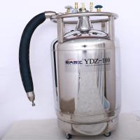 China YDZ 100 ln2 container Cryogenic hardening liquid nitrogen tank stainless steel self Pressurising LN2 Dewars for sale