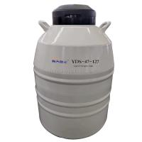 China cryogenic freezing specimens liquid nitrogen storage 47 liters YDS-47/127 with rack for farm frozen Semen for sale